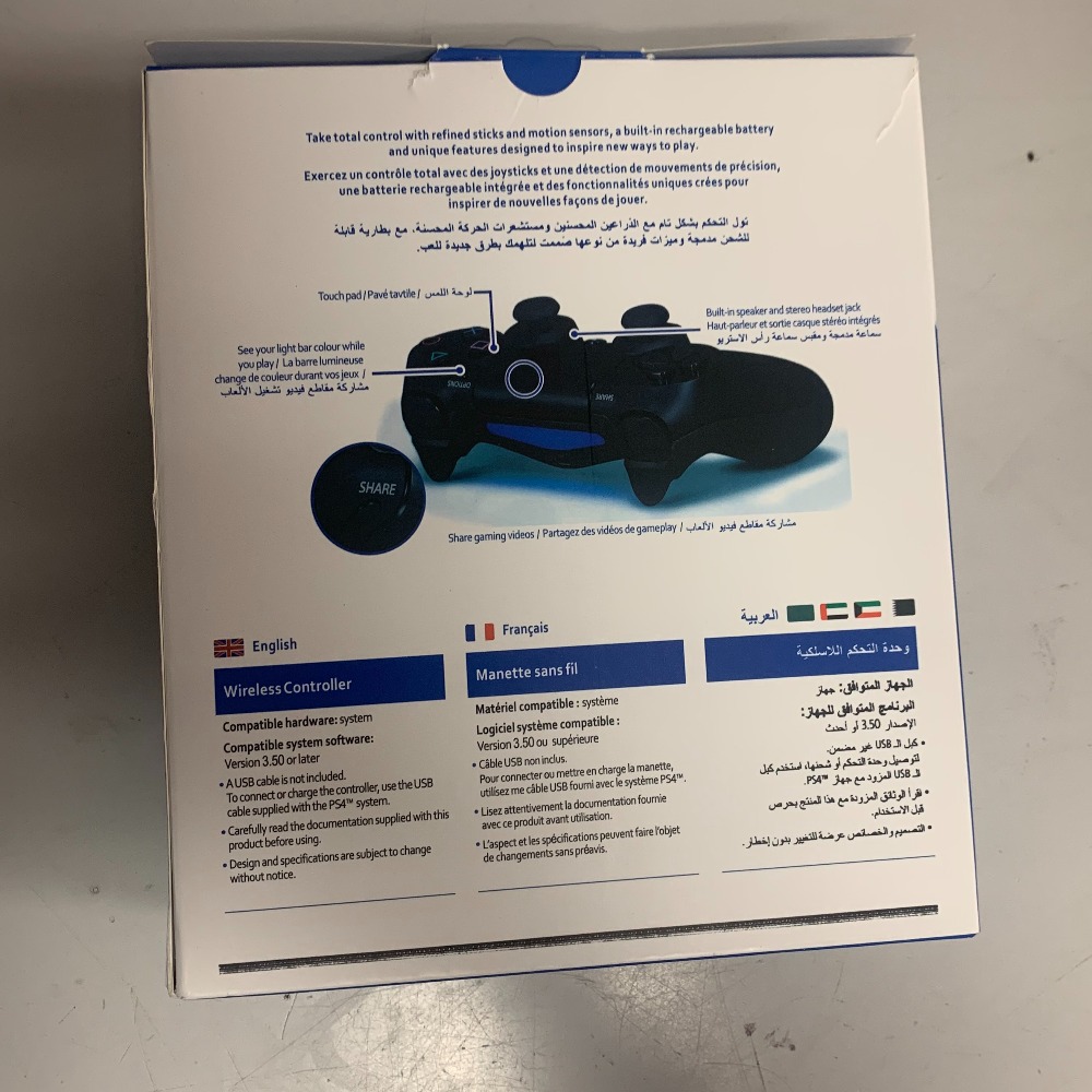 Like New Sony PS4 Official Dual Shock 4 Black Controller - Own4Less